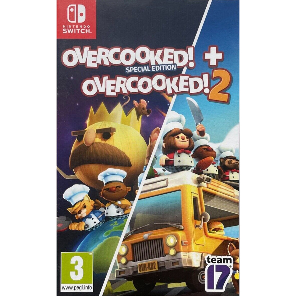 Overcooked + Overcooked 2 [Nintendo Switch, английская версия]